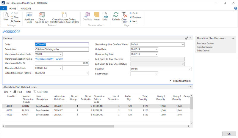 How to: Create an Allocation Plan Defined